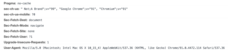 Chrome で User-Agent Client Hints (UA-CH) の HTTP ヘッダーを確認 - F.Ko-Jiの「一秒後は未来」