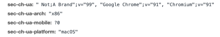 Chrome で User-Agent Client Hints (UA-CH) の HTTP ヘッダーを確認 - F.Ko-Jiの「一秒後は未来」